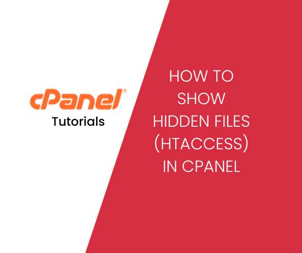 How To Show Hidden Files Such As Htaccess In Cpanel